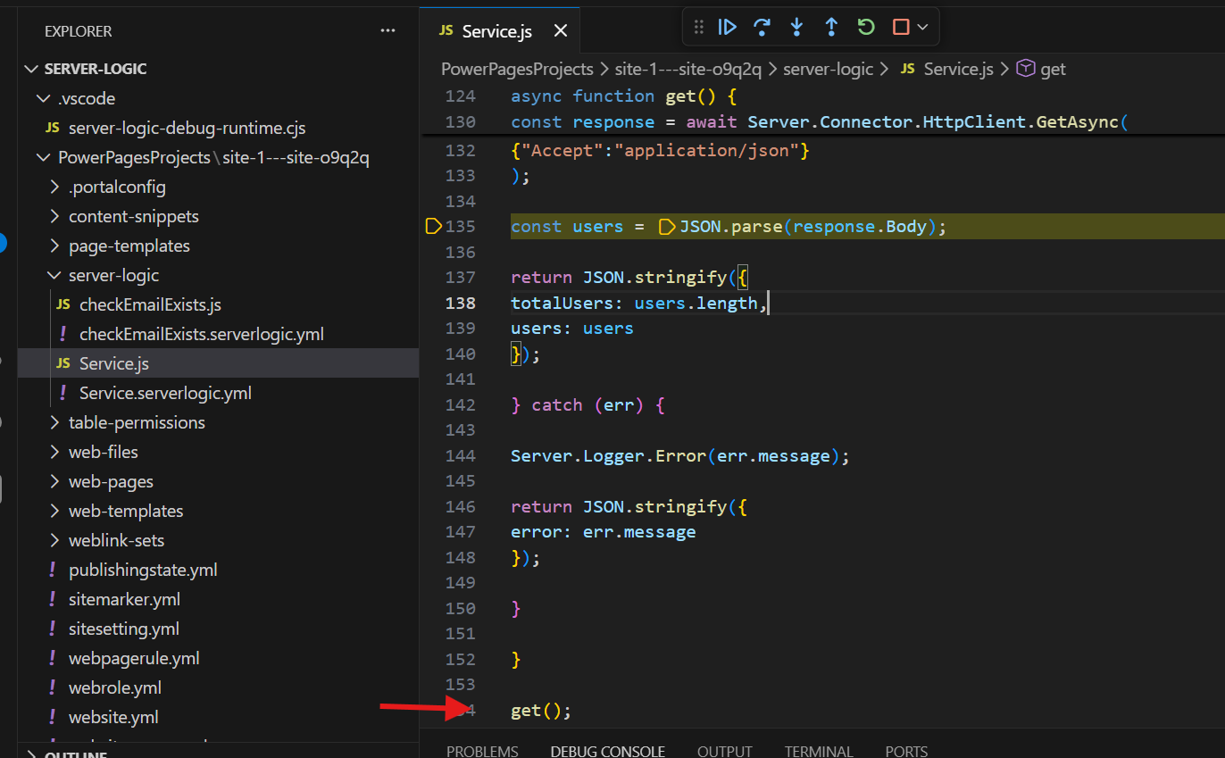 How to Debug Power Pages Server Logic Using Visual Studio Code ...